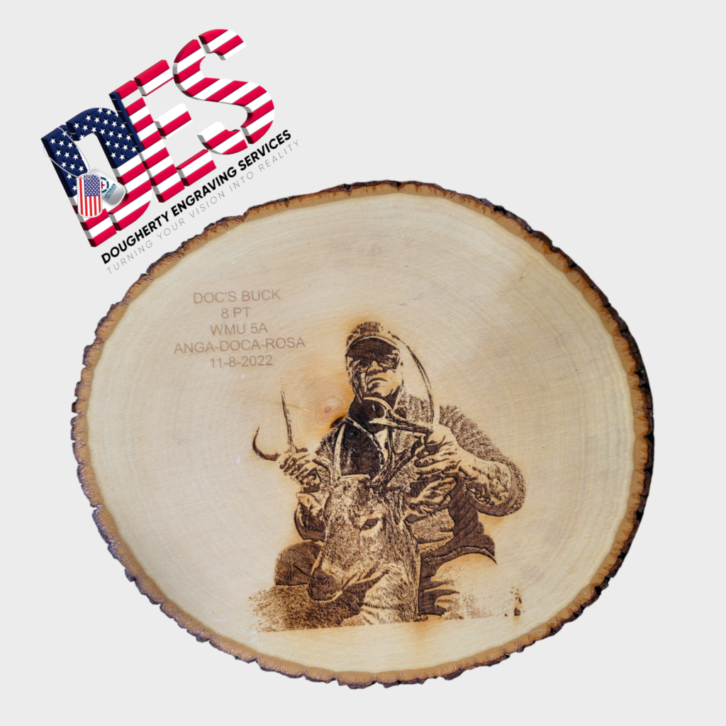 Wood Slab Engravings - Dougherty Engraving Services