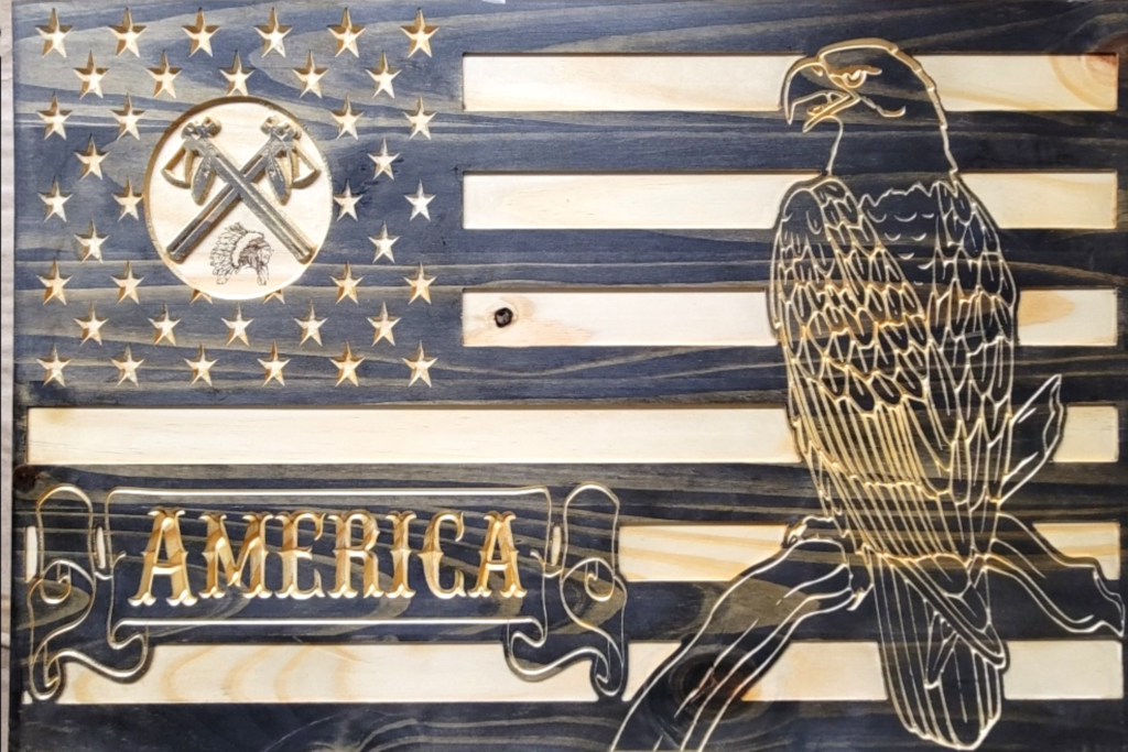 Custom Flag - Dougherty Engraving Services